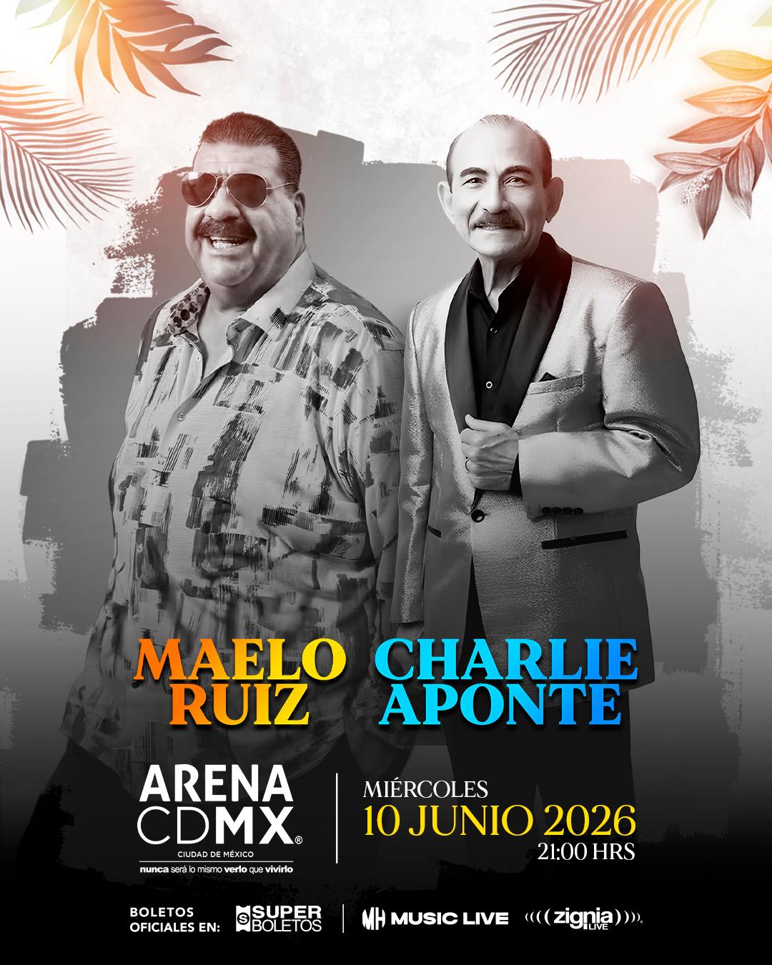 Maelo Ruiz y Charlie Aponte ofrecerán en México uno de los conciertos ...